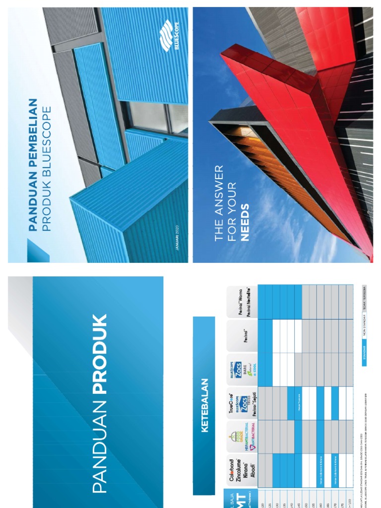 Brosur Bluescope Atap Zincalum | PDF