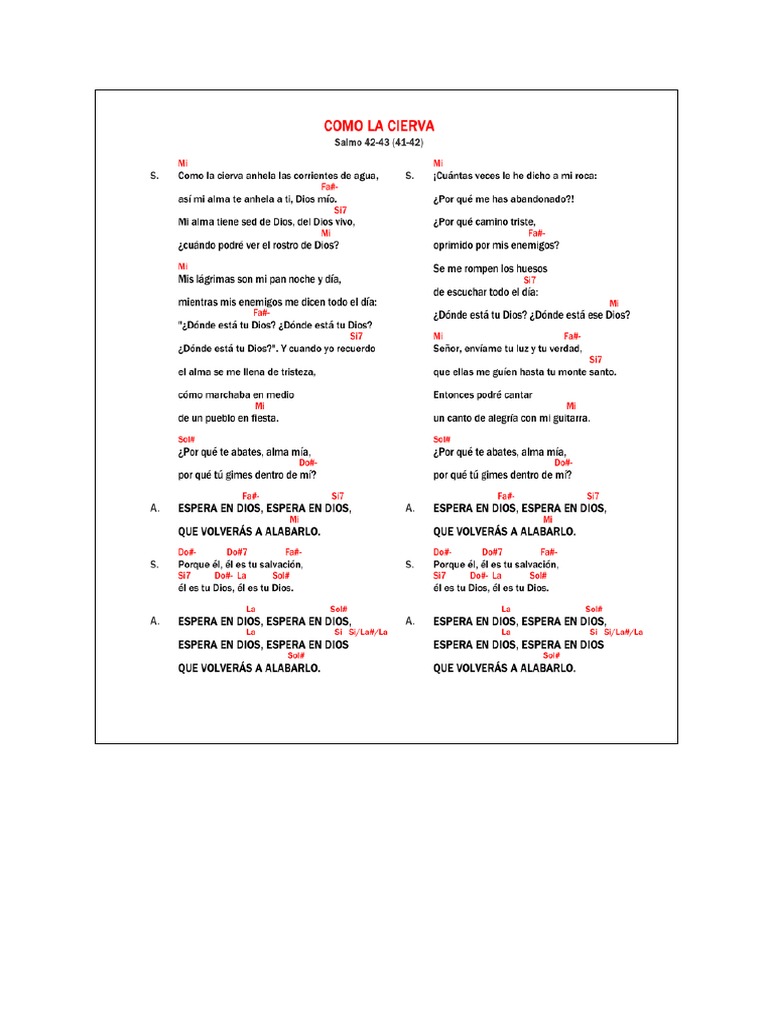 Canto Del Camino Neocatecumenal | PDF