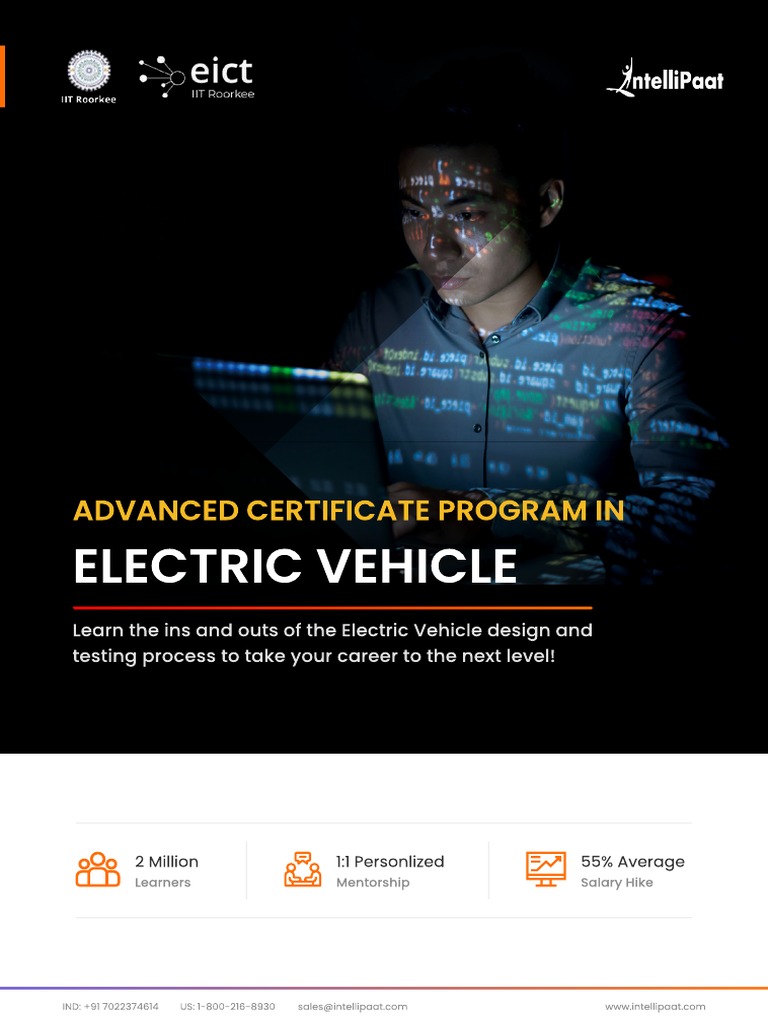Advanced EV Design Certificate Program | PDF | Electric Vehicle | Battery Charger