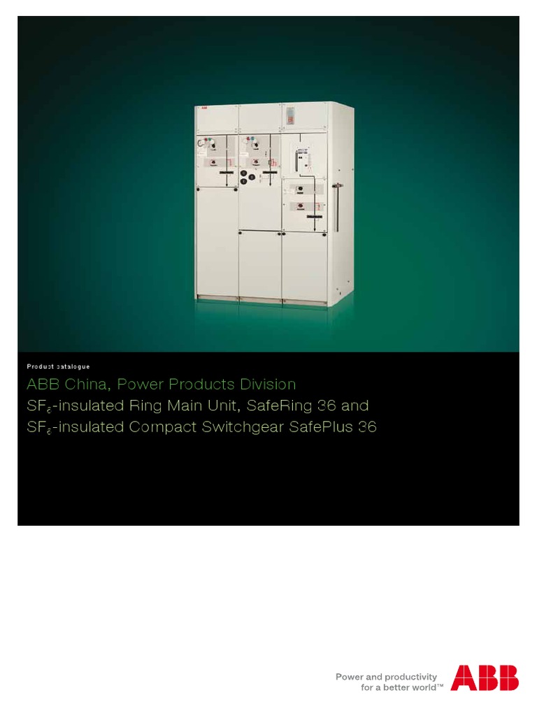 Catalogue Safering Safeplus 36kv Abb Himelo | PDF