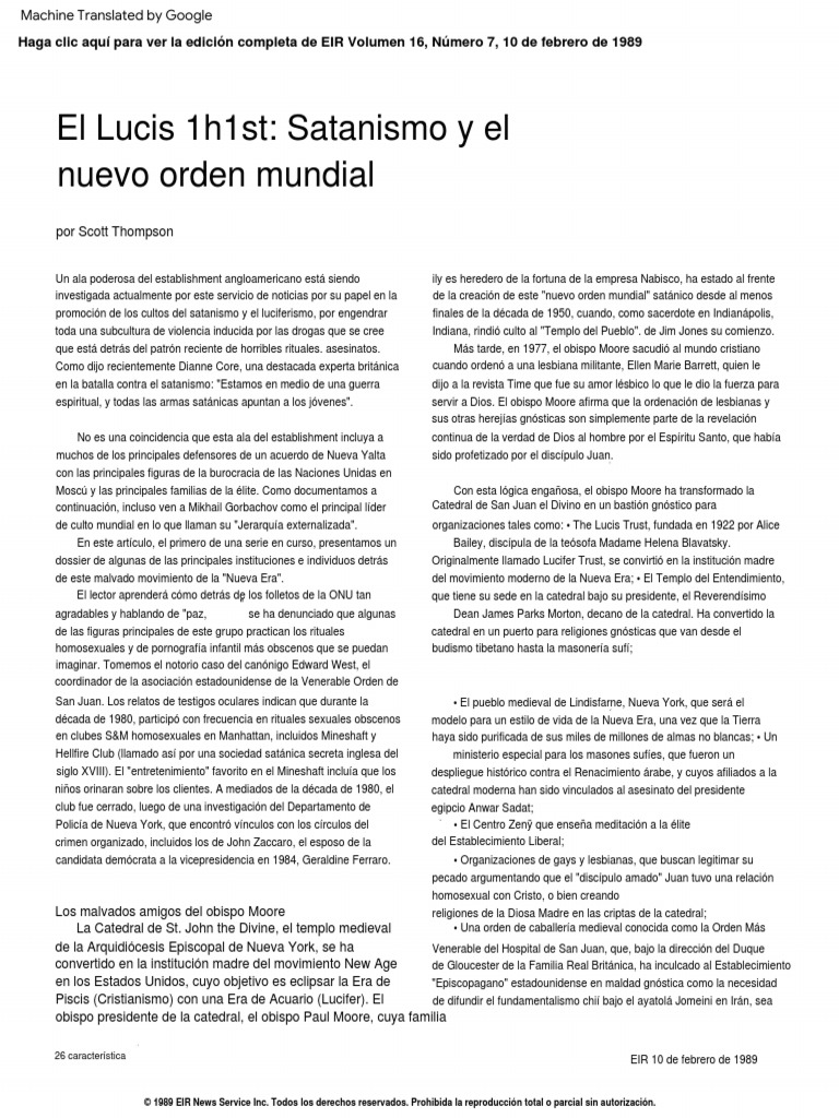 Eirv16n07-19890210 026-The Lucis Trust Satanism and The | PDF