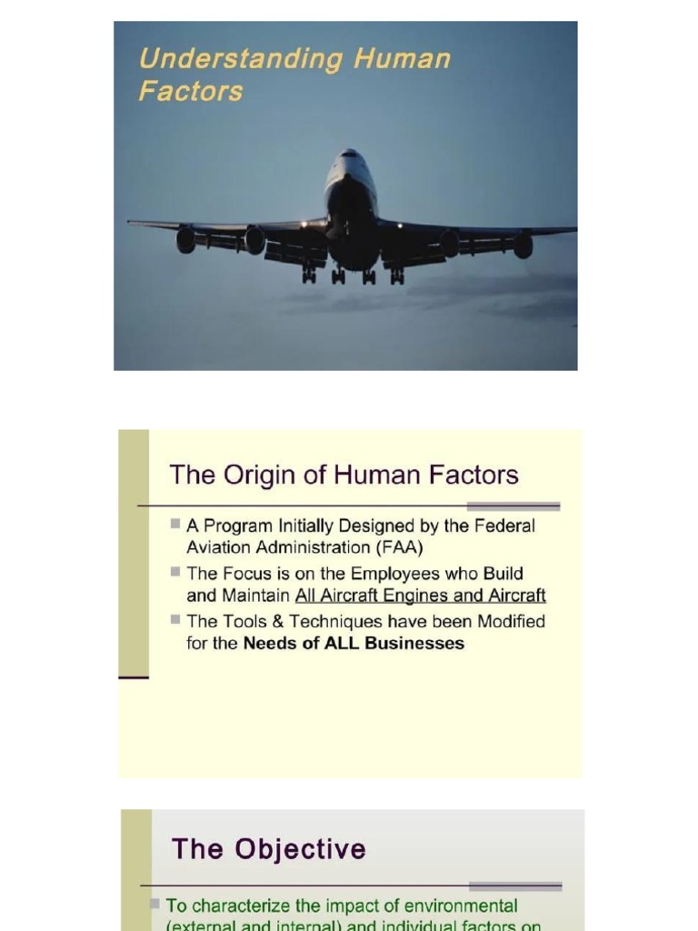 Human Factor | PDF