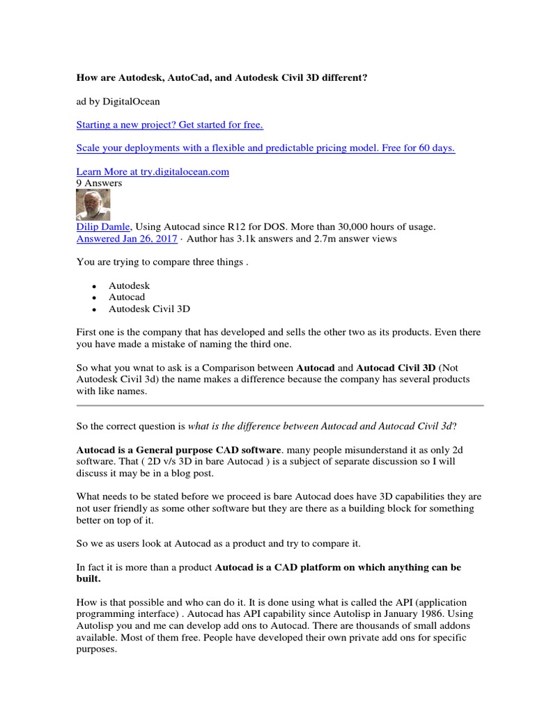 Autocad Civil 3d | PDF | Auto Cad | Autodesk