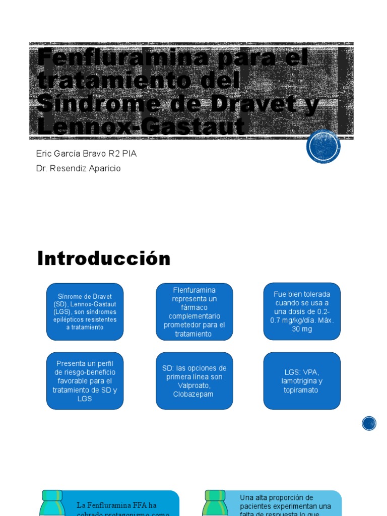 Fenfluramina para el tratamiento del Síndrome de Dravet | PDF ...