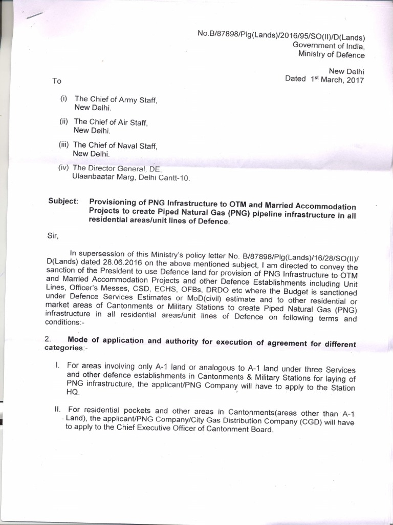 Sanction Order-Ministry of Defence | PDF