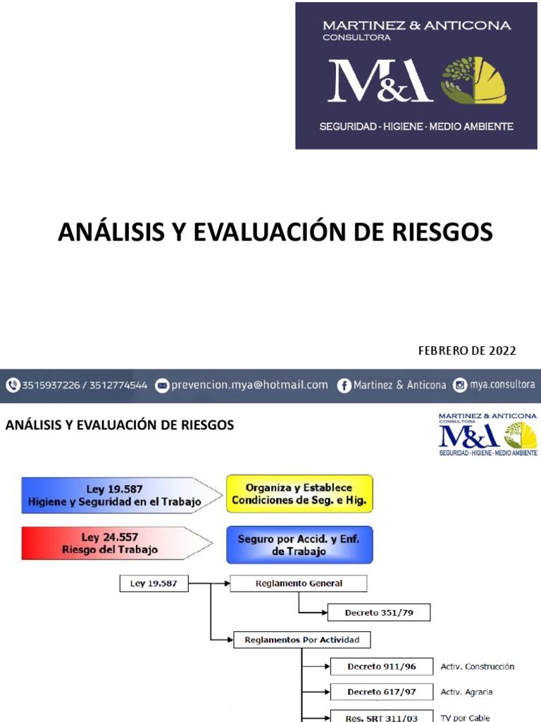 Analisis y Evaluacion de Riesgos Febrero 2022 | PDF