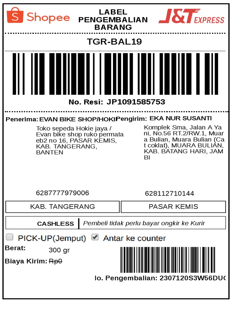 Get Return Label | PDF