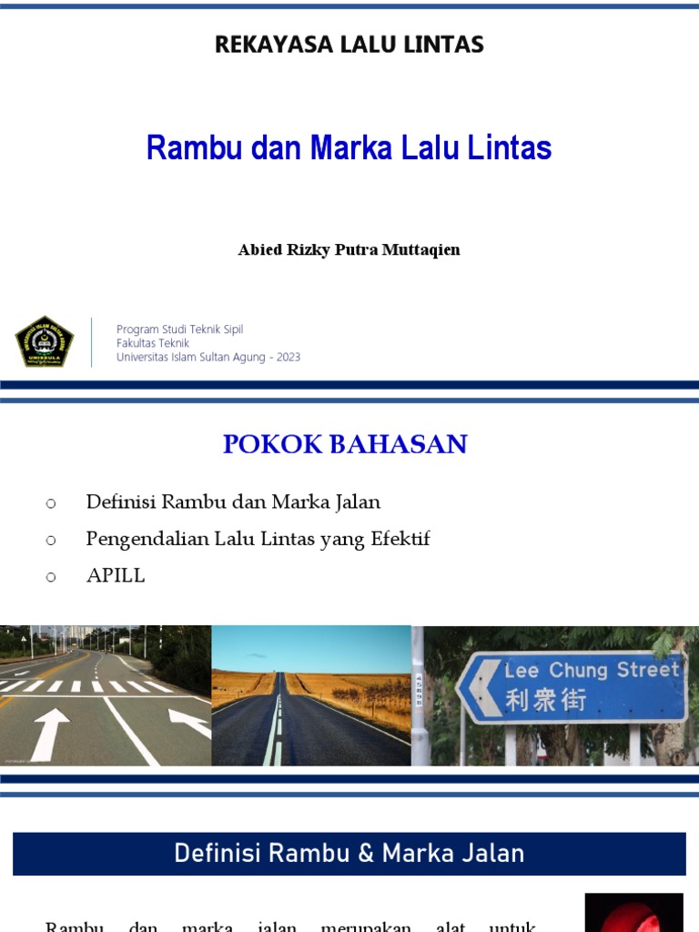 RLL Sesi 4 - Rambu Dan Marka | PDF