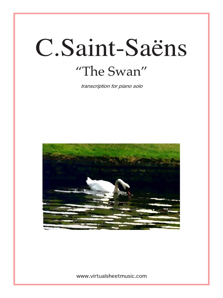 Saint Saens-The Swan-SheetMusic | PDF | Sheet Music