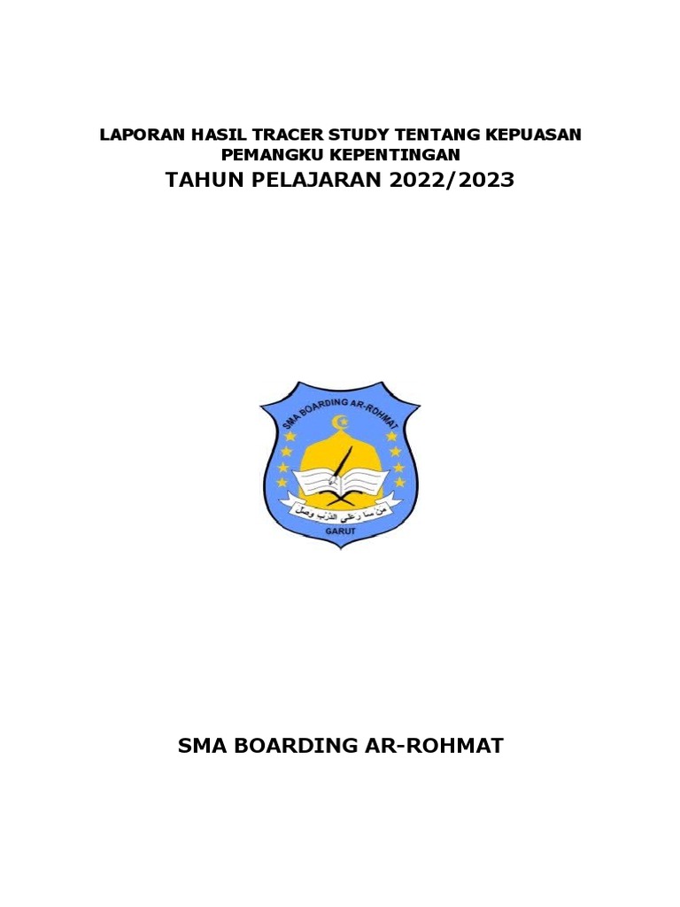 11a. Laporan Hasil Tracer Study | PDF