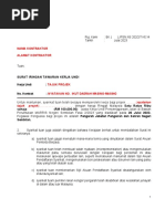 Format Inden Kerajaan (Pelaksanaan Kerja) 1 | PDF