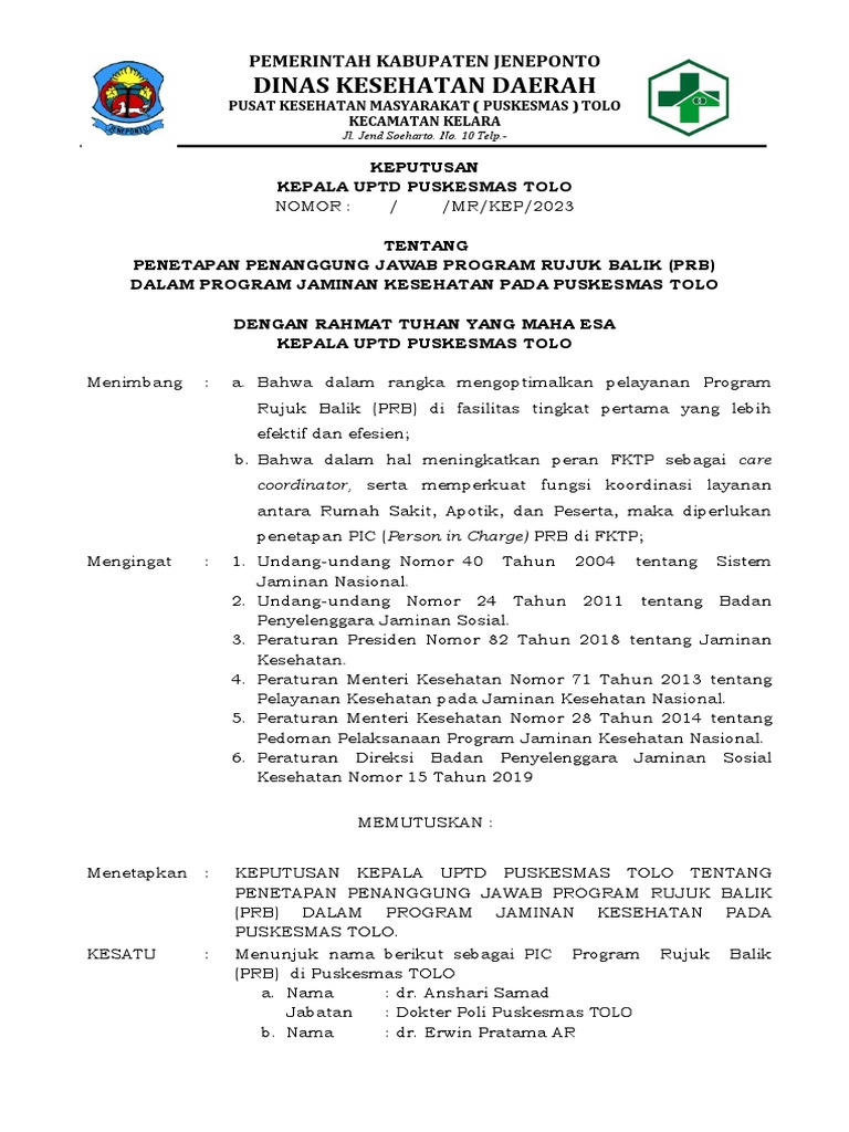 SK Rujuk Balik | PDF