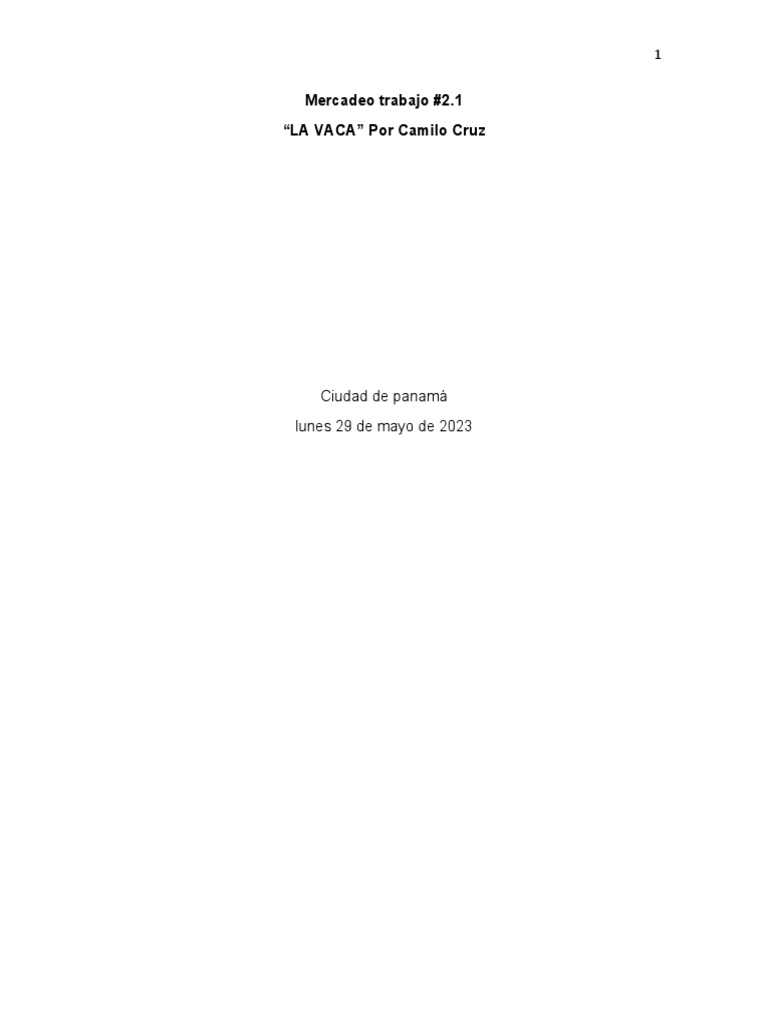 La Vaca Pdf Mente Aprendizaje