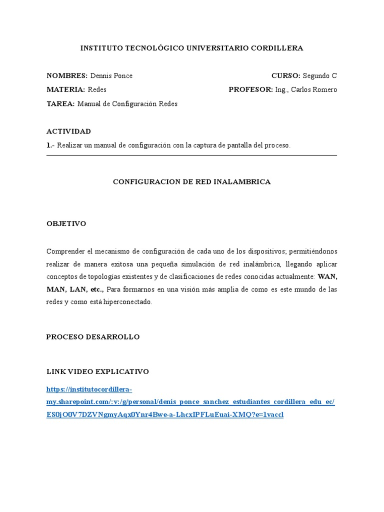 Manual de Configuracion | PDF Manual de Configuracion | PDF