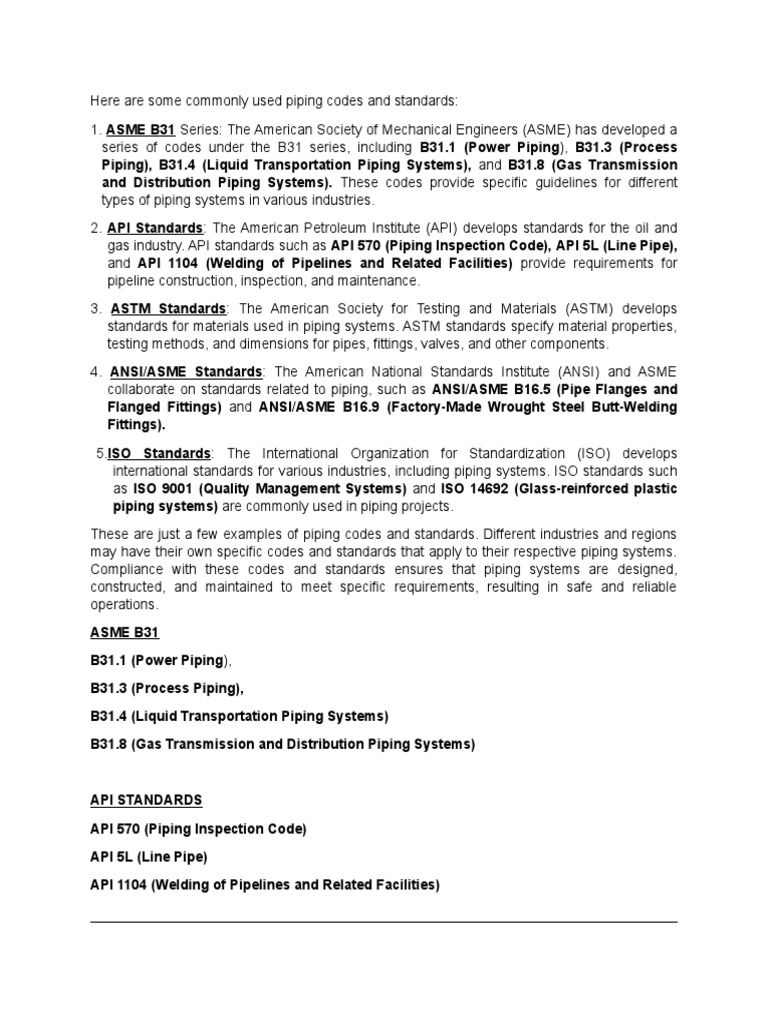 ASME B31.1 Power Piping Guide | PDF