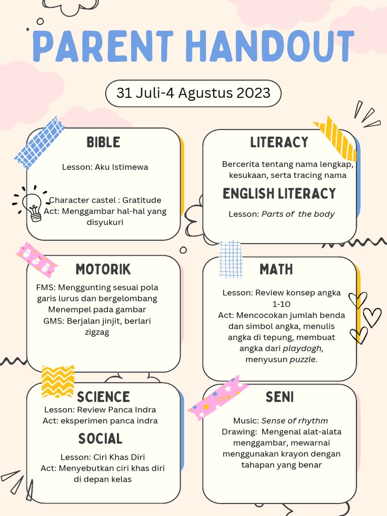 Parent Handout | PDF