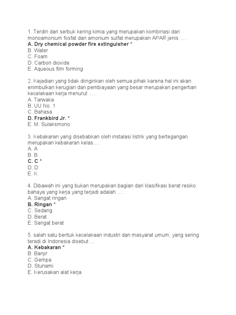 Contoh Soal APD | PDF