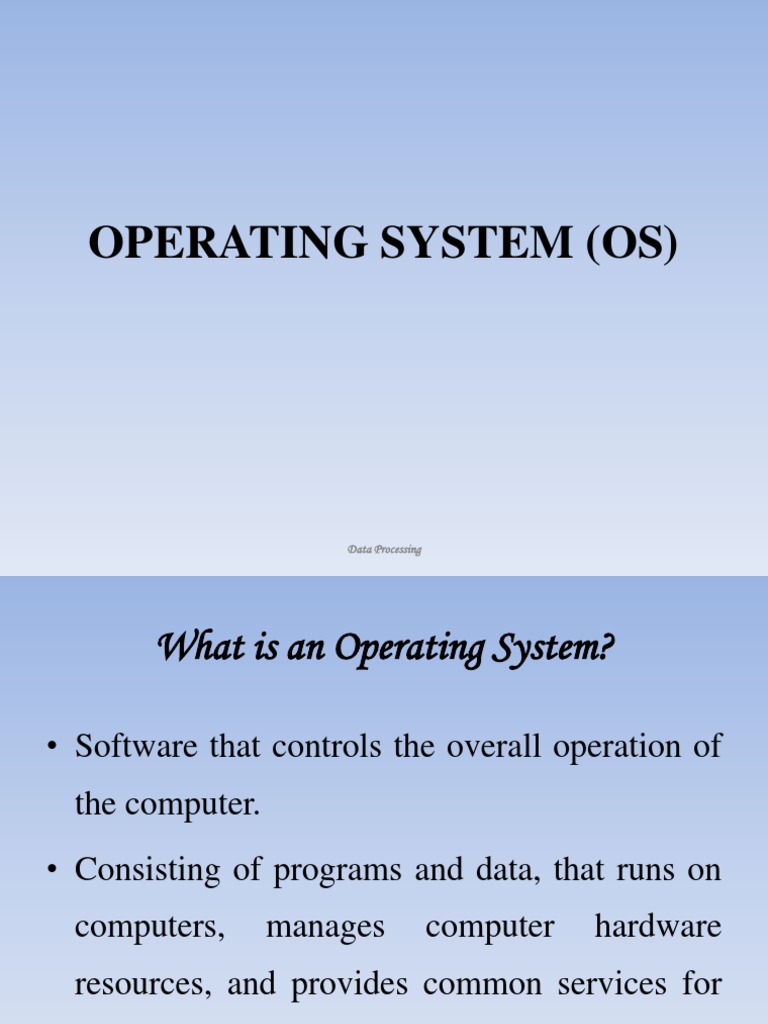 Dp - Operating System | Operating System | Microsoft Windows