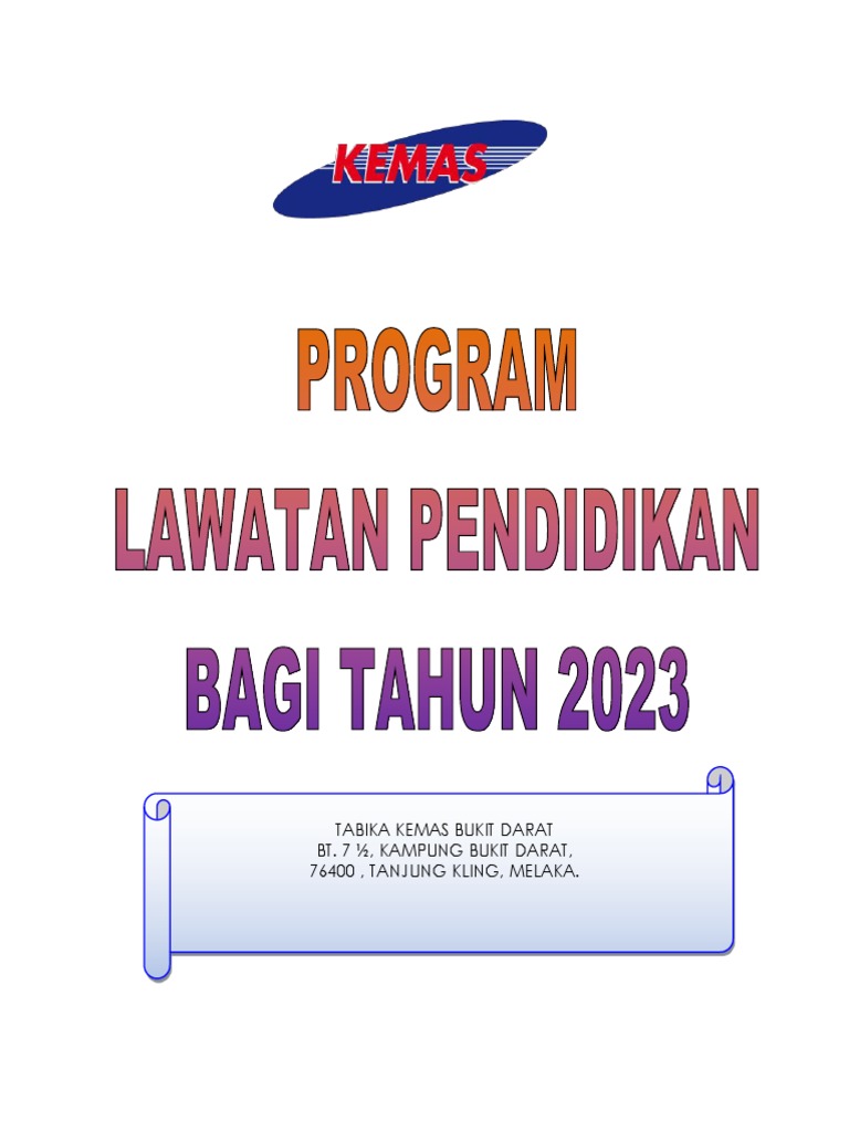 Kertas Kerja Lawatan 2023 | PDF
