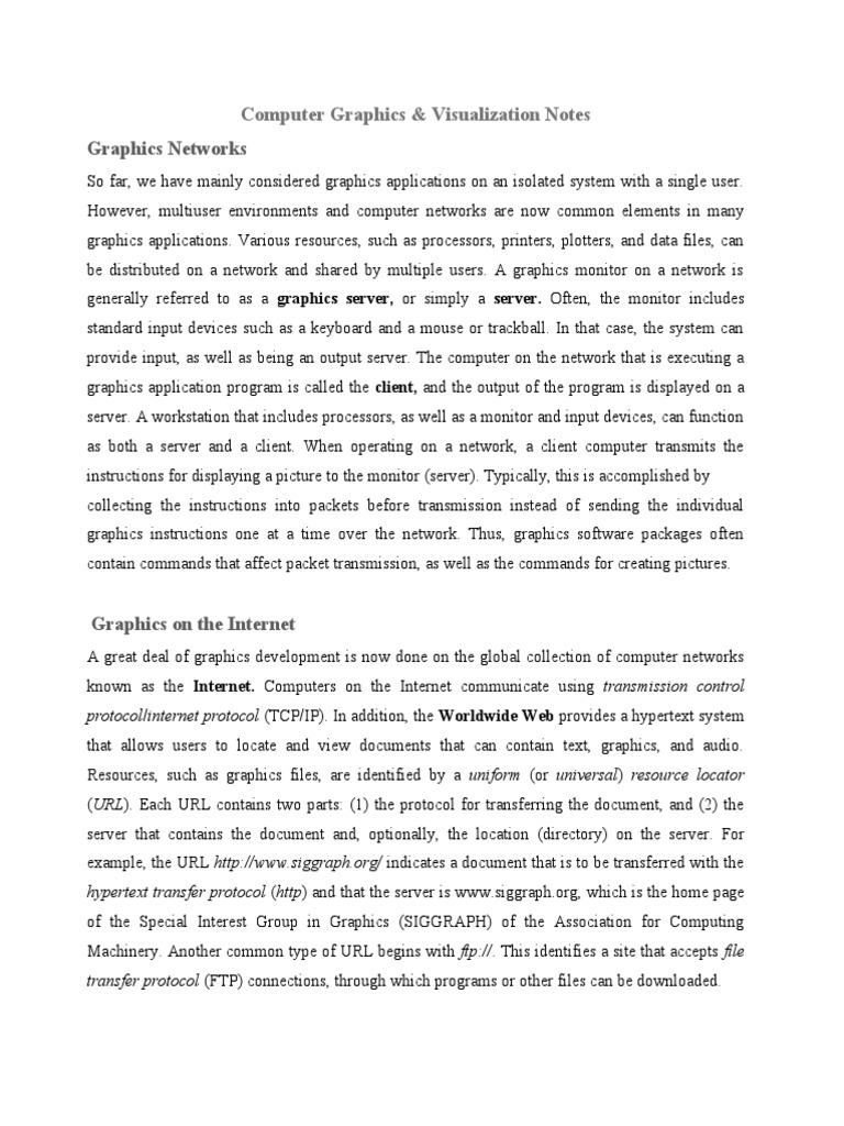 6 Graphics Networks | PDF | Computer Network | Networking