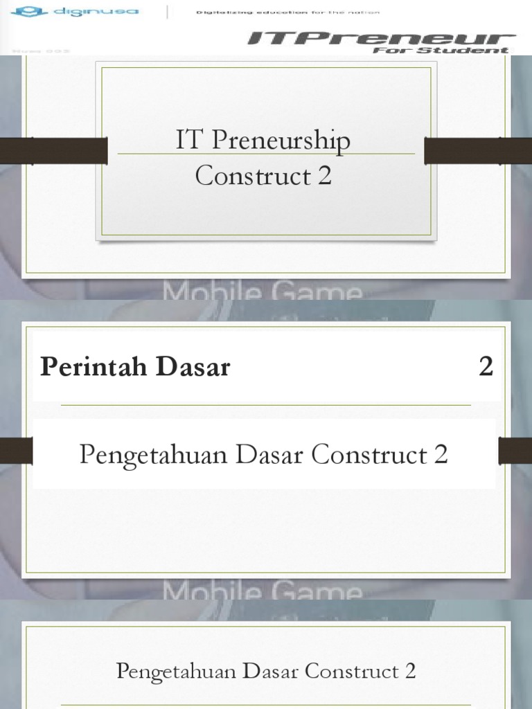 Mengenal Construct 2 untuk Animasi | PDF