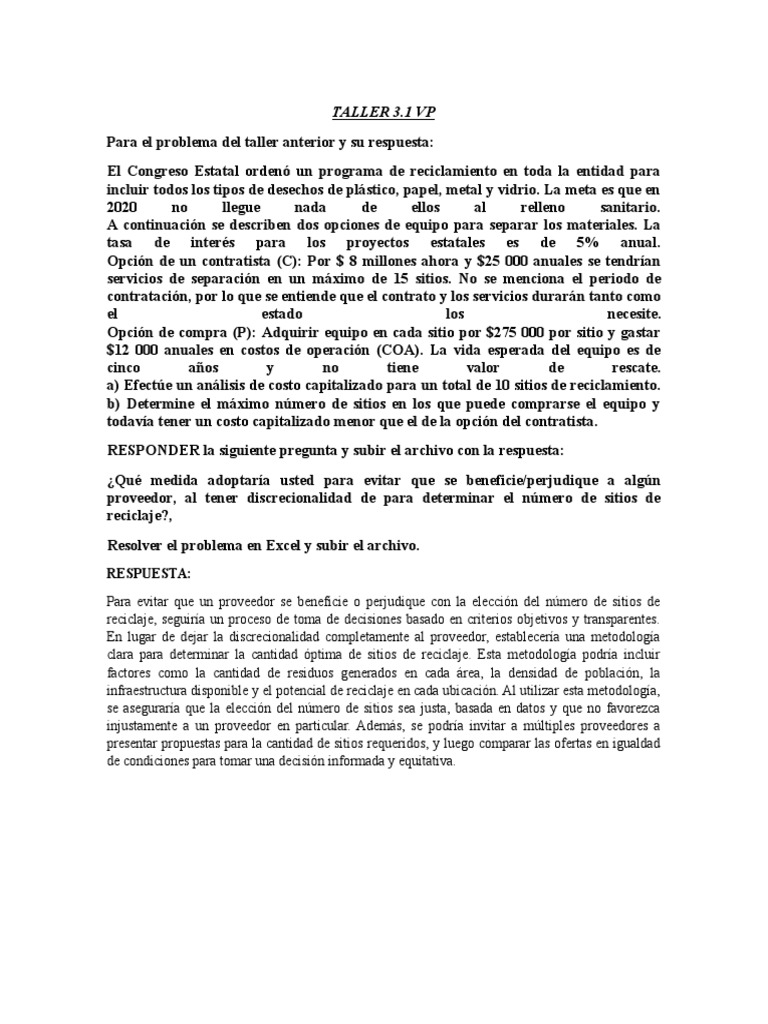 Taller 2-Matfin-27 de Julio 2023-1 | PDF | Tecnología