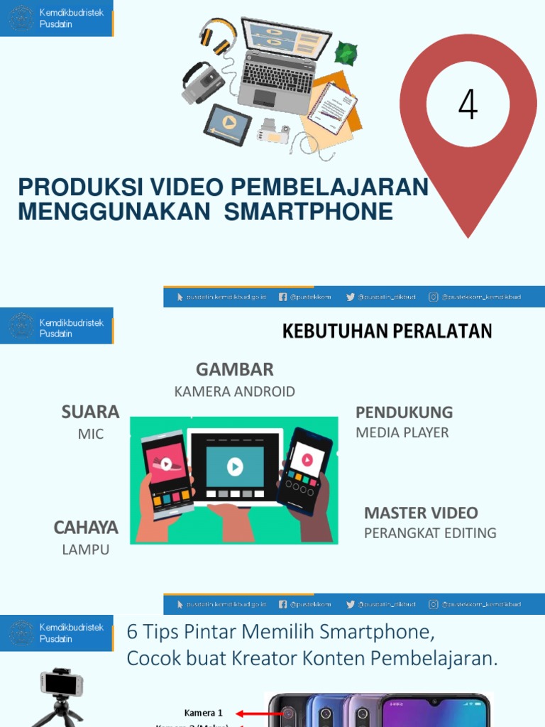 Materi 2 Produksi Video Pembelajaran Menggunakan Smartphone | PDF