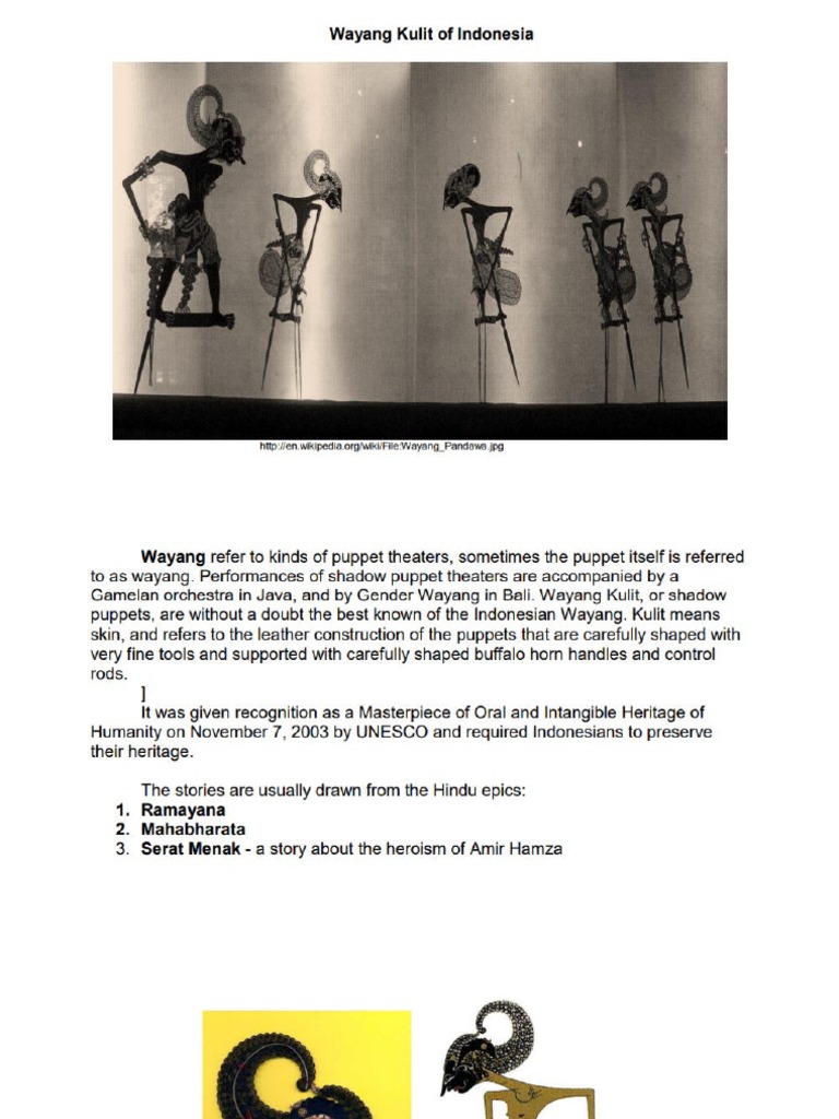 Wayang Kulit | PDF