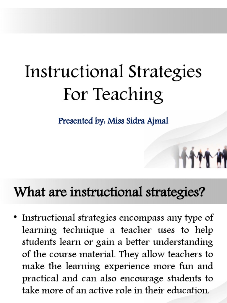 Instructional Strategies | PDF