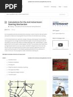 Ackermann Steering Geometry Overview | PDF | Triangle | Trigonometric ...