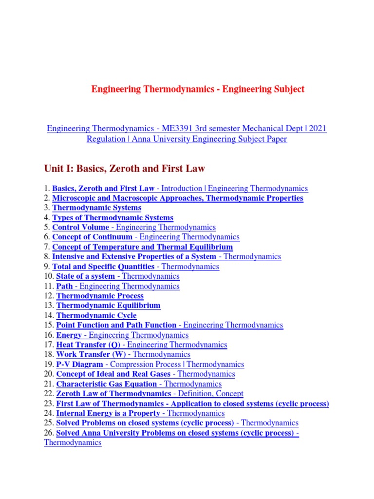 Engineering Thermodynamics | PDF | Second Law Of Thermodynamics | Entropy