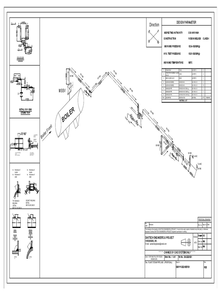 Savtech STEAM LINE DRAWING | PDF