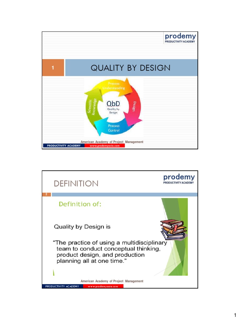 Quality by Design | PDF