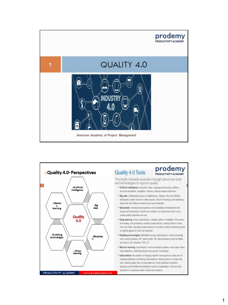 Quality 4.0 | PDF