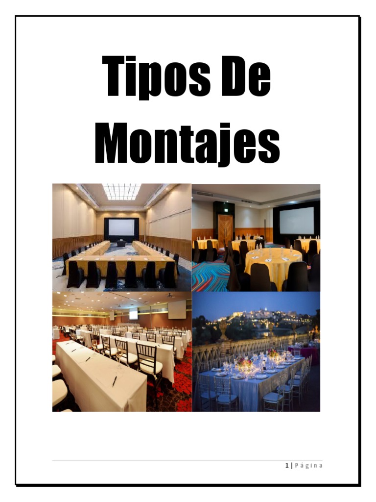 Tipos de Montajes | PDF