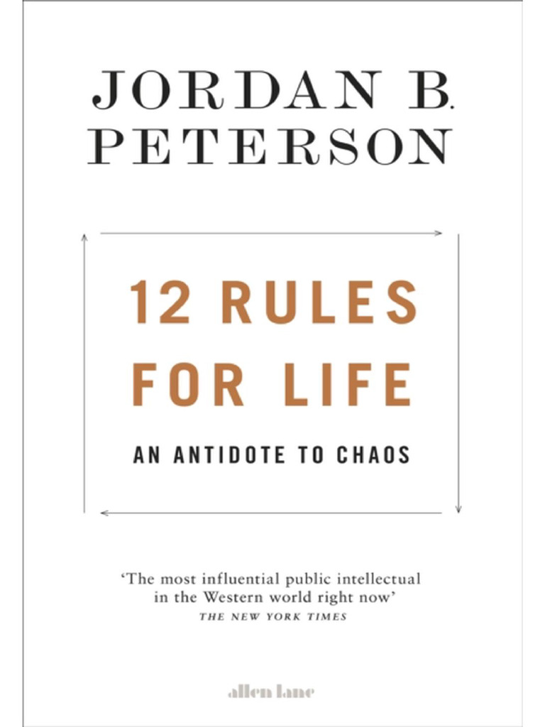 12 Rules for Life by Jordan Peterson | PDF | Body Language | Faith