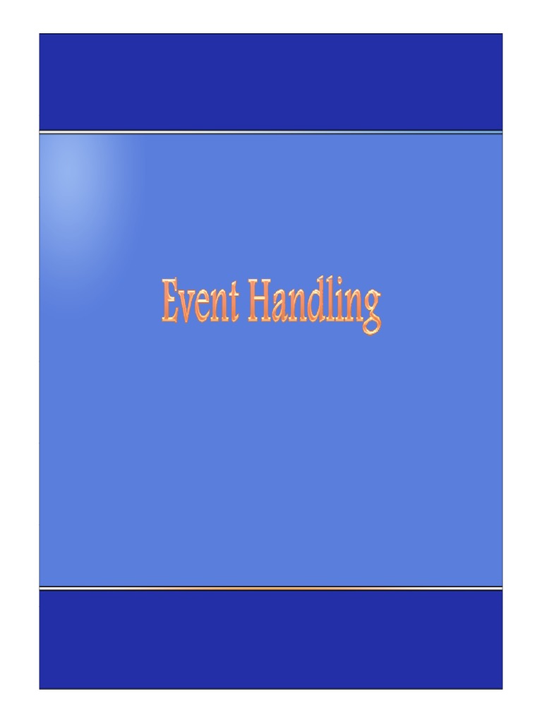 06 Event Handling Pdf 