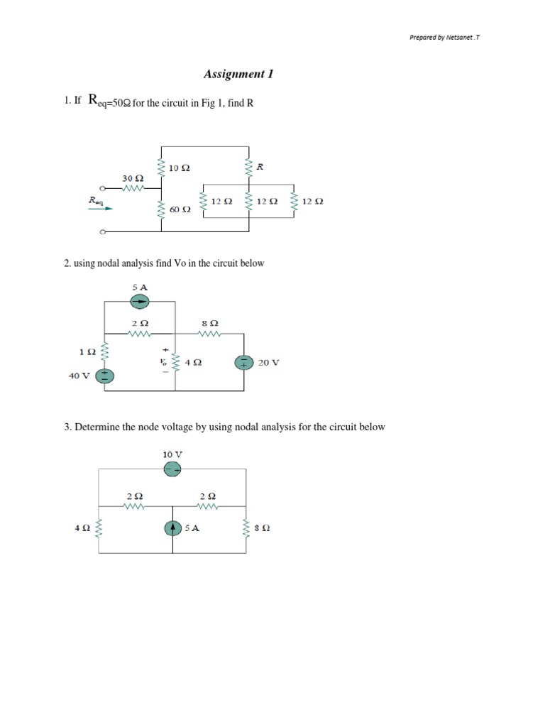 Basic Electronics Worksheet | PDF