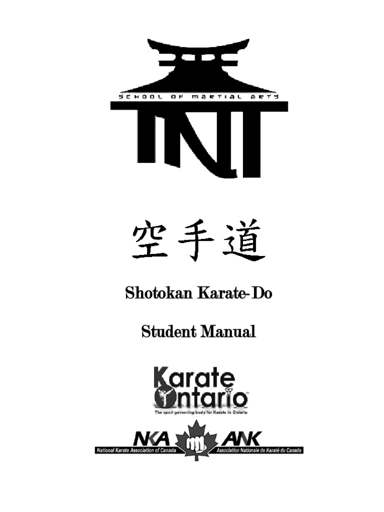 Karate Student Manual 1687743241 | PDF