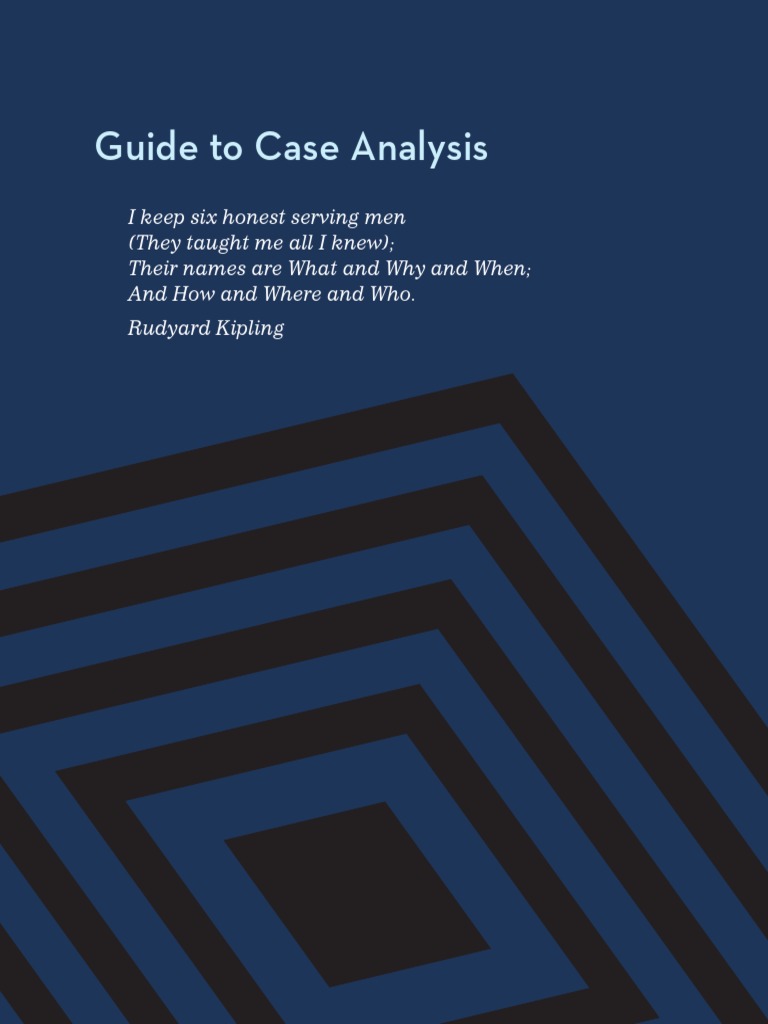 Guide To Case Analysis | Download Free PDF | Dividend | Equity (Finance)