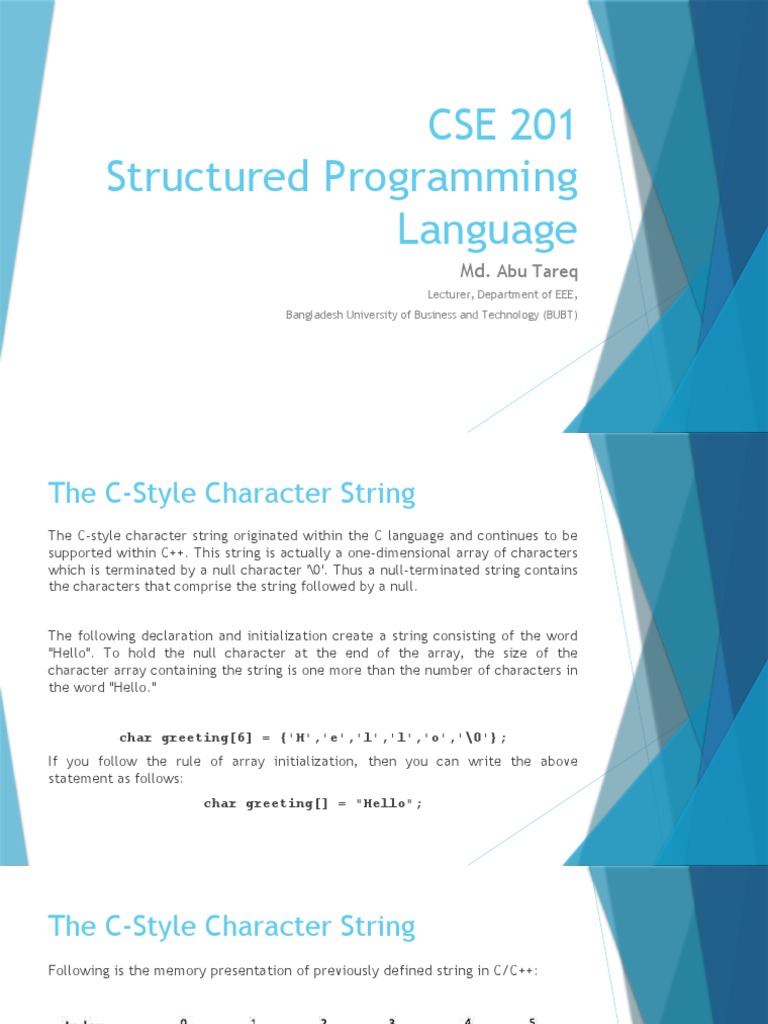 String Pdf String Computer Science C Programming Language 6419