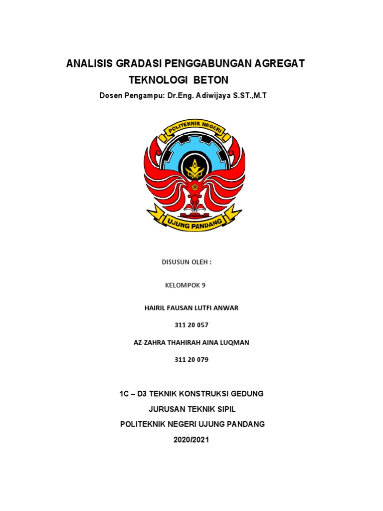 Analisis Gradasi Agregat Beton | PDF