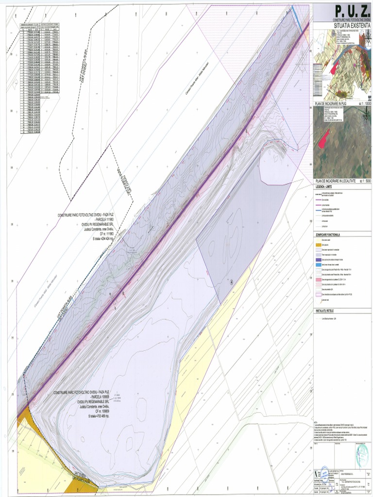 Documentatie PUZ - Construire PARC FOTOVOLTAIC OVIDIU 3-8 plansa | PDF