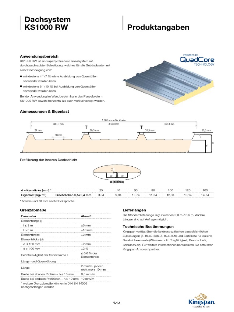 EC3 Dachsystem KS1000 RW - PDF | PDF