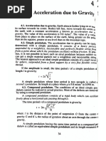 Bar Pendulum Experiment | PDF | Pendulum | Acceleration
