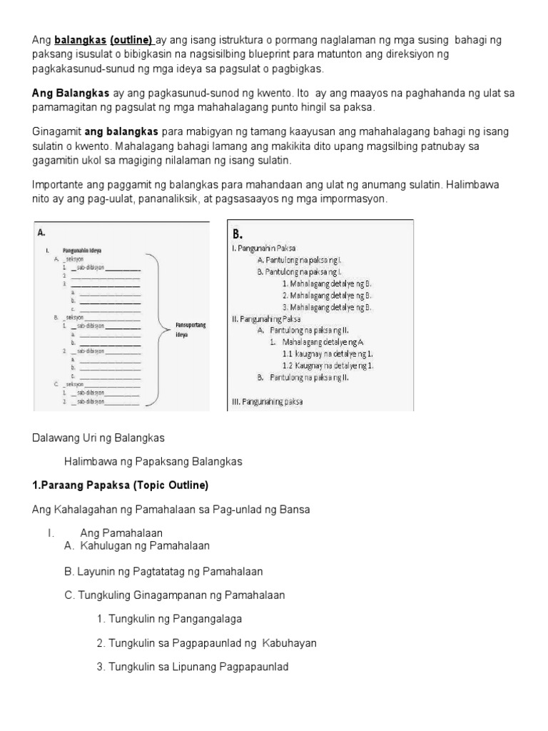 Ang balangkas | PDF
