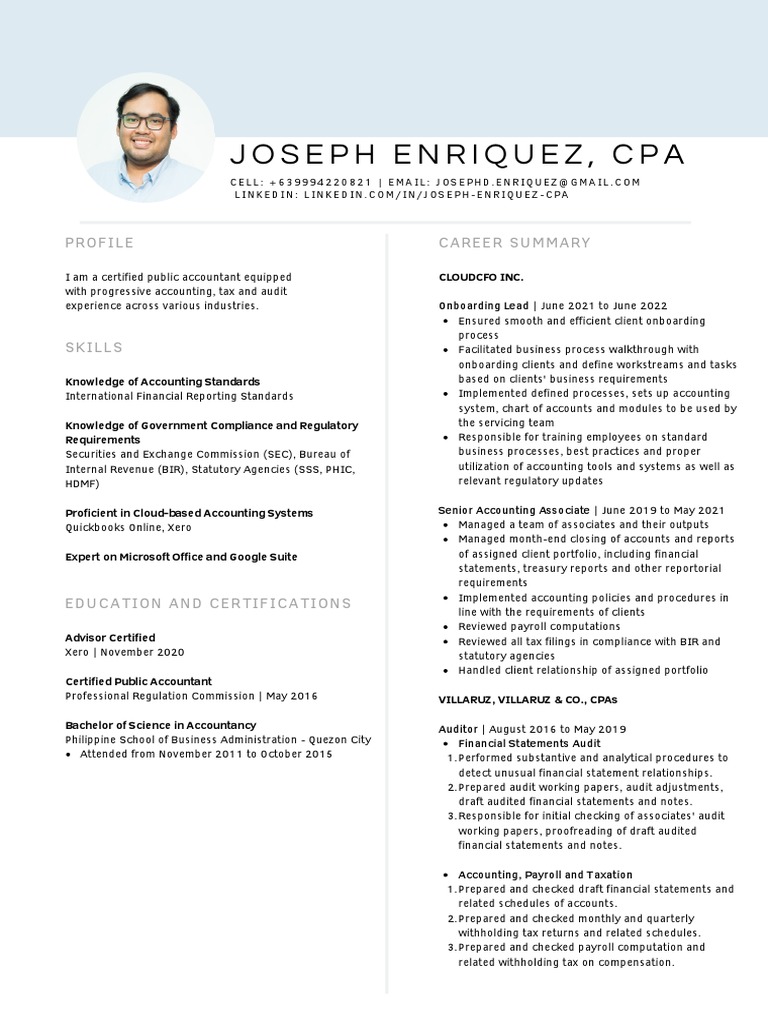 Enriquez, Joseph Ariel D. - Resume | PDF