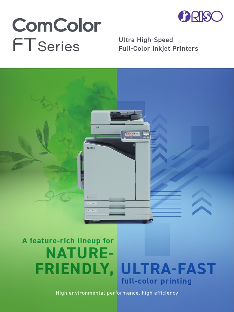 ComColor FT Series Brochure For Full Color Models | PDF | Printer ...