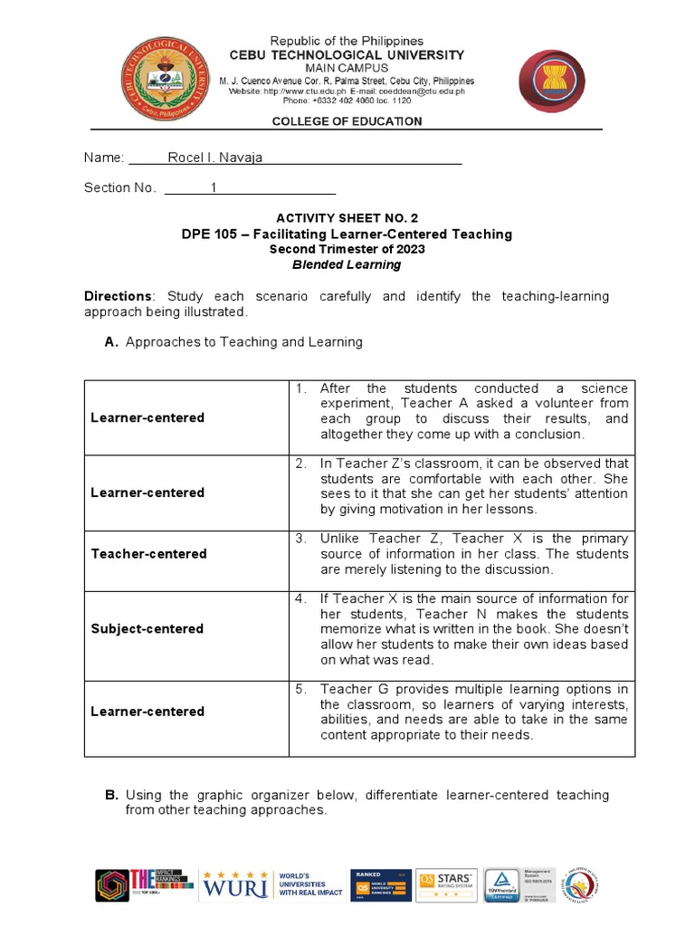 Activity Sheet No. 2 | PDF Activity Sheet No. 2 | PDF