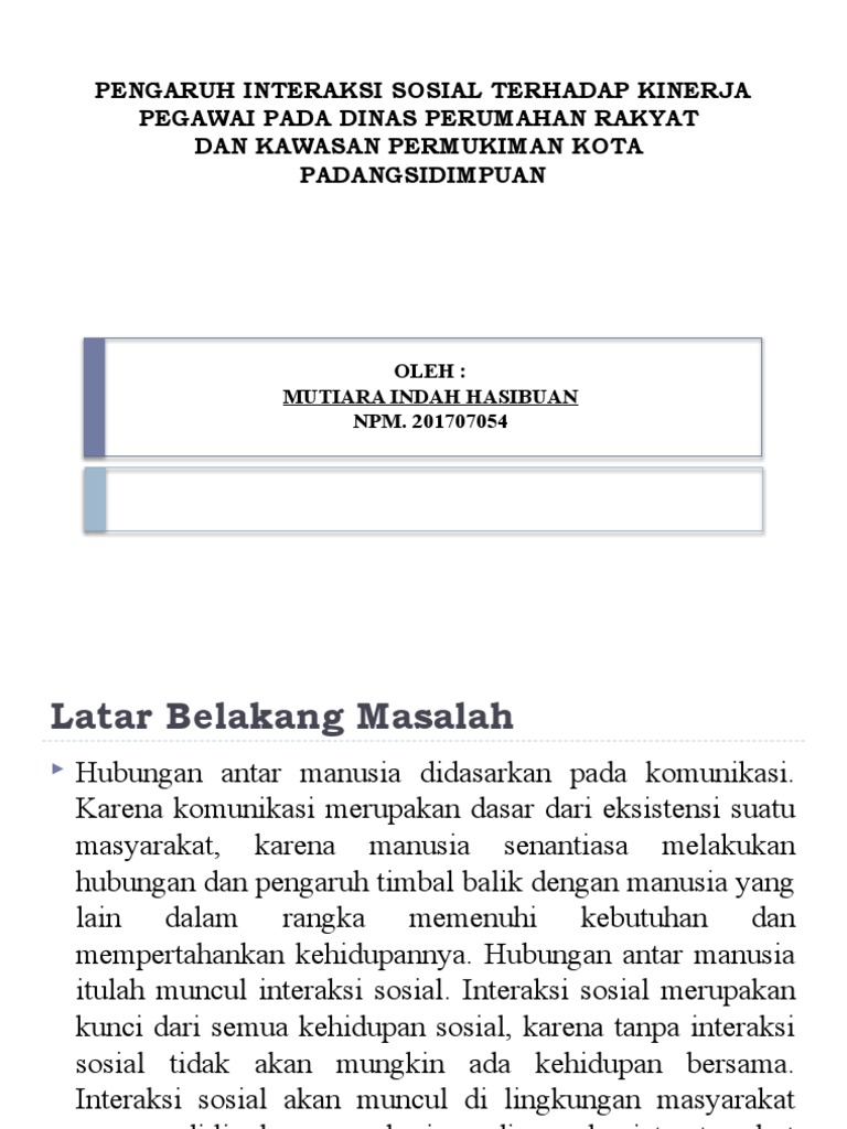 Mutiara Indah HSB | PDF | Karier & Perkembangan | Ilmu Sosial
